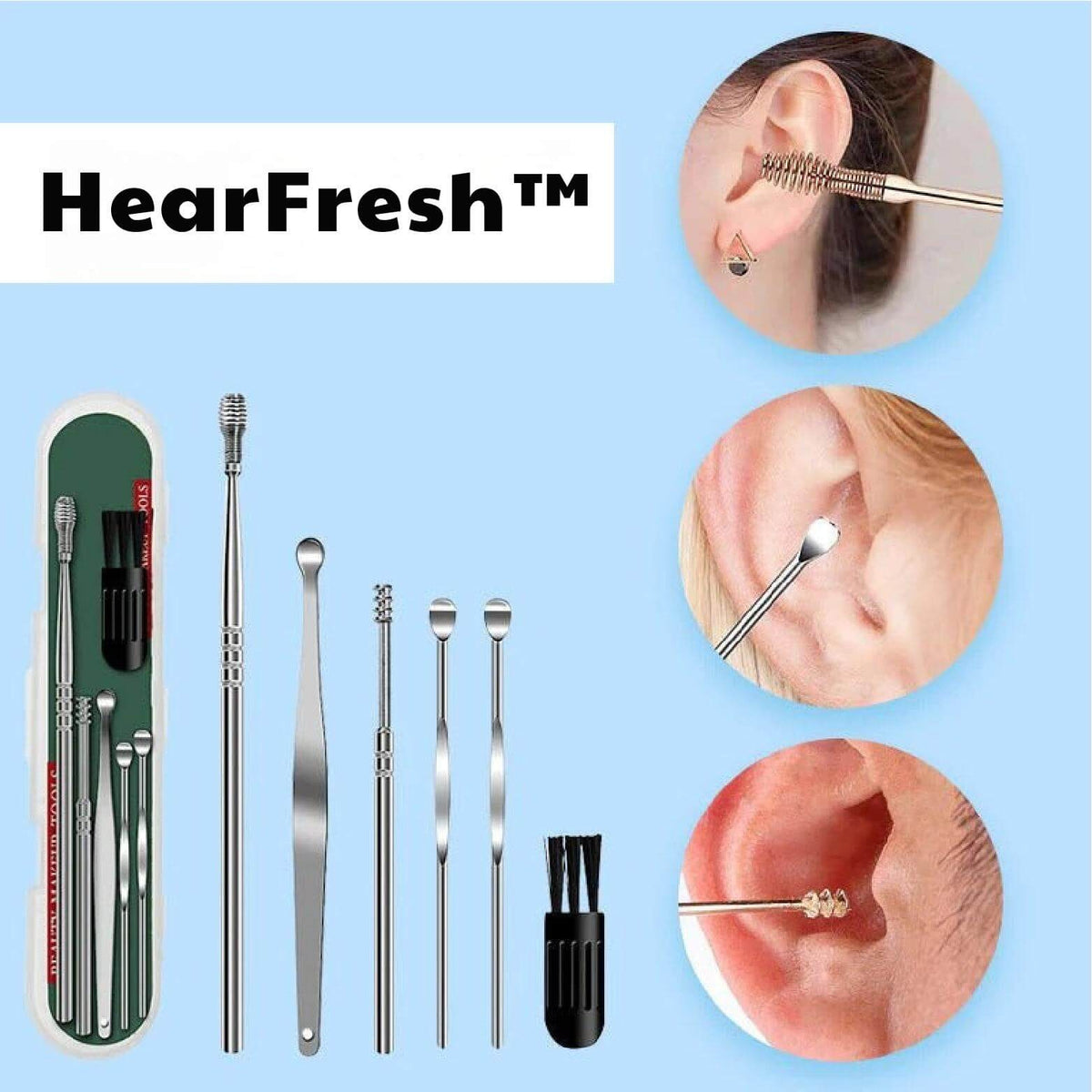 50% de Réduction | HearFresh™ Kit de Nettoyage Complet [Dernier Jour d ...