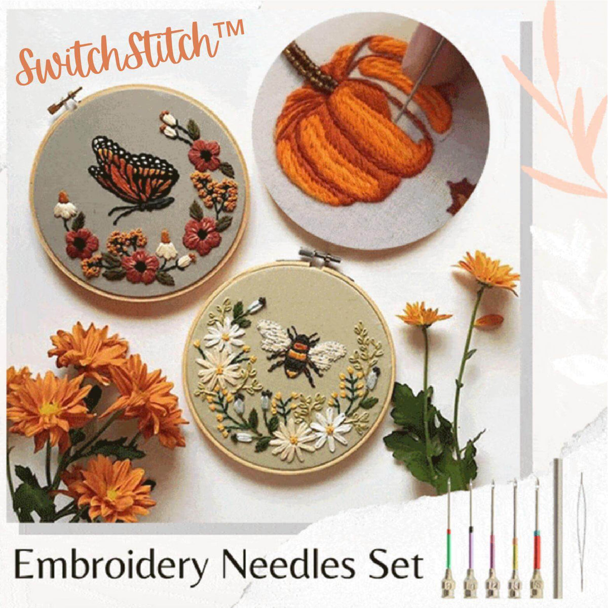 SwitchStitch™ – Ensemble d'Aiguilles à Broder – Science Factory FR